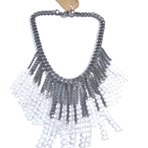 Lee Angel | Jewelry | Lee Angel Lucite Stick Antique Silver Fan ...